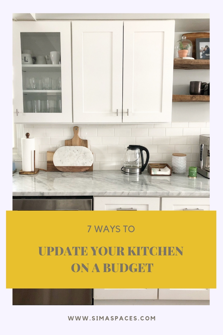 Seven Ways to Update your Kitchen on a Budget - Sima Spaces