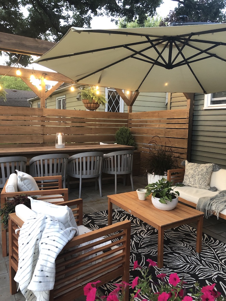 Eyesore to Outdoor Oasis: Backyard Patio Reveal - Sima Spaces