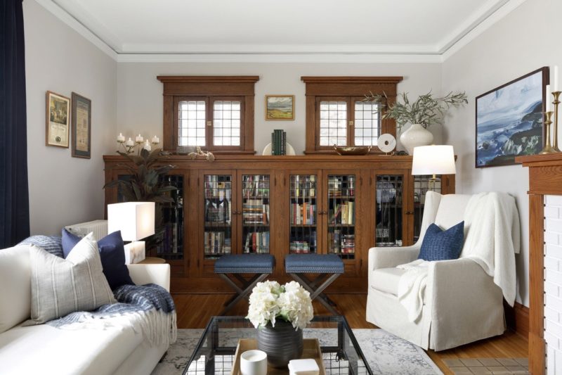 Modern Foursquare Living Room Reveal - Sima Spaces