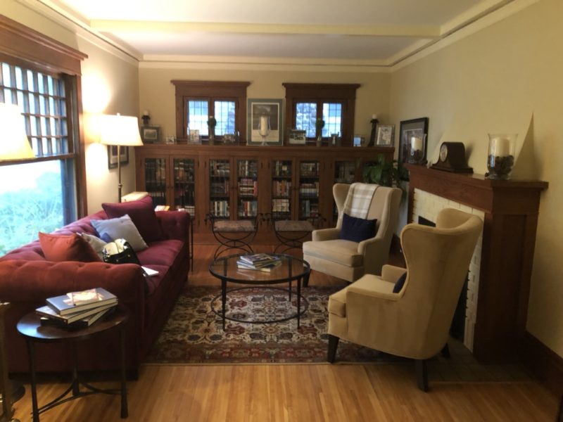 Modern Foursquare Living Room Reveal - Sima Spaces