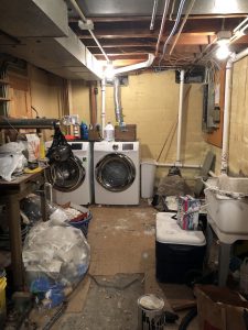 Our 1950's Basement Remodel Reveal: From Wood-Paneled to White and ...