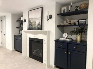 Our 1950's Basement Remodel Reveal: From Wood-Paneled to White and ...