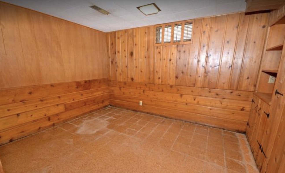 Our 1950's Basement Remodel Reveal: From Wood-Paneled to White and ...