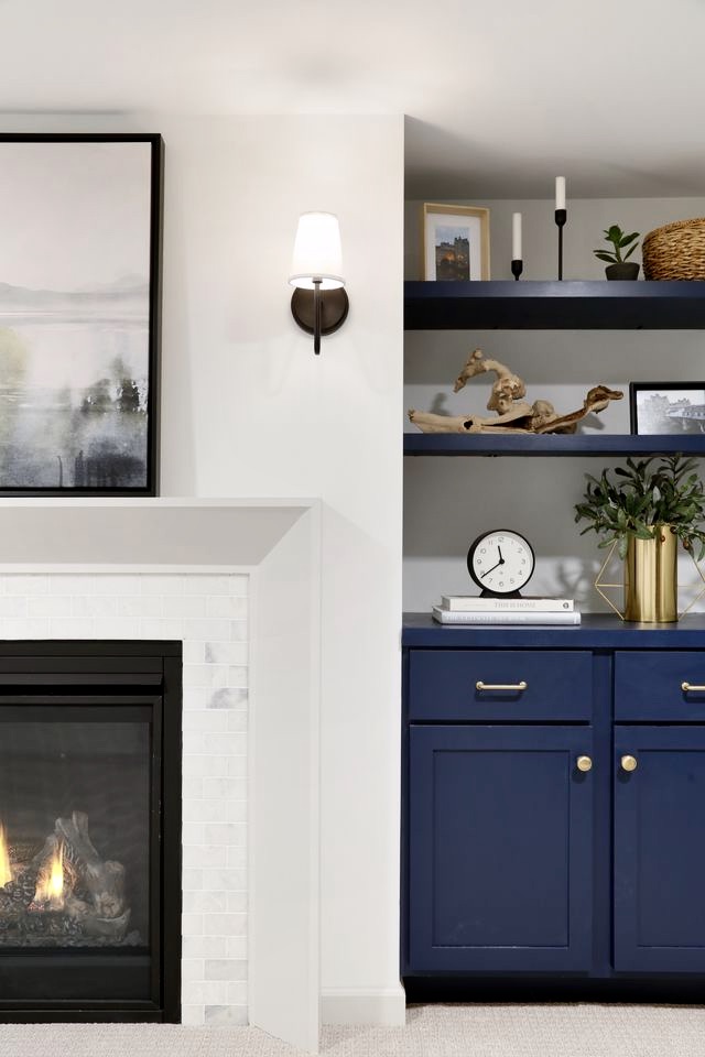 Our 1950's Basement Remodel Reveal: From Wood-Paneled to White and ...