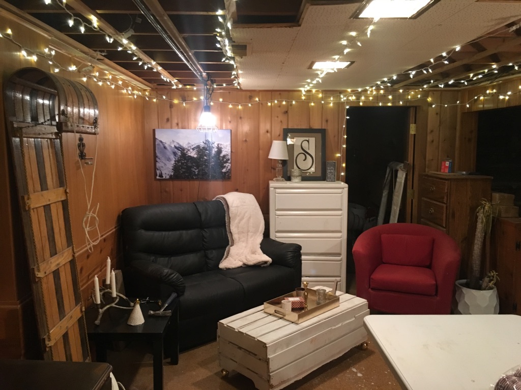 Our 1950's Basement Remodel Reveal: From Wood-Paneled to White and ...