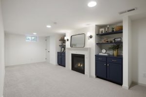 Our 1950's Basement Remodel Reveal: From Wood-Paneled to White and ...