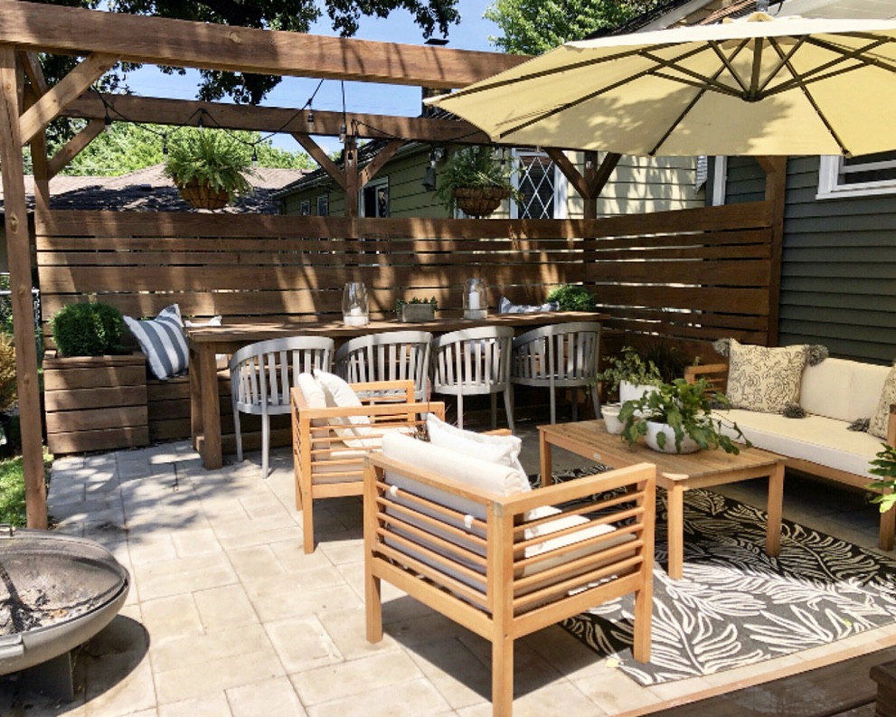 Eyesore to Outdoor Oasis: Backyard Patio Reveal - Sima Spaces